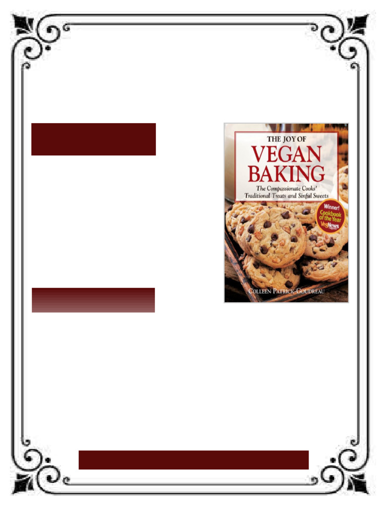 The Joy of Vegan Baking 4th Edition Colleen Patrick-Goudreau ebook ...