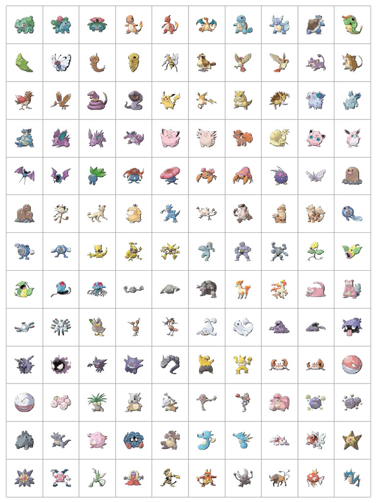 Complete Pokémon List by Number | PDF | Pokémon | Characters Created