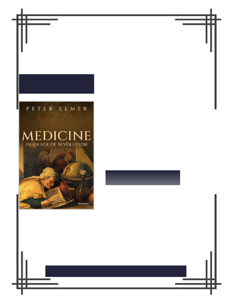 Medicine in an Age of Revolution Peter Elmer ebook zero wait 2026 ...