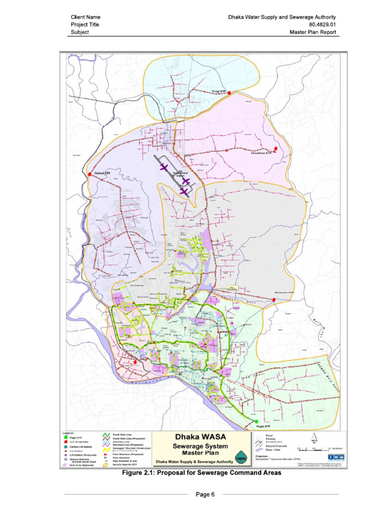 Sewerage Line Dhaka | PDF