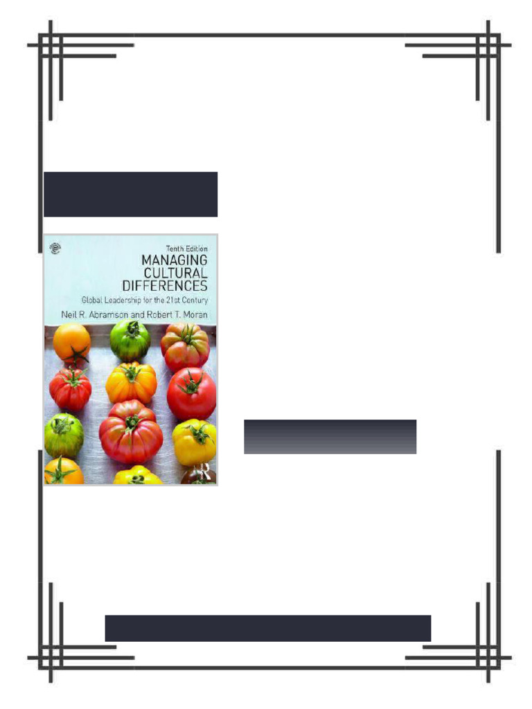 Managing Cultural Differences Global Leadership for the 21st Century ...