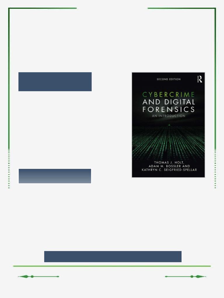 Cybercrime and Digital Forensics An Introduction Thomas J. Holt eBook ...