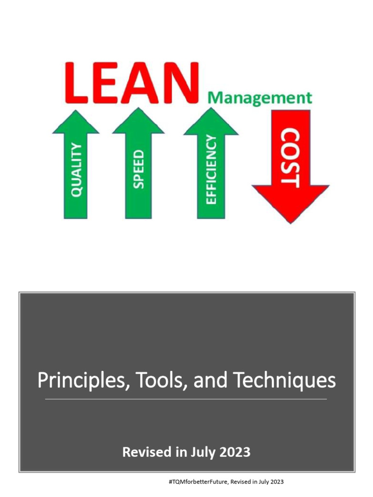 Lean Management - TQM for better Future ? | PDF | Lean Manufacturing ...