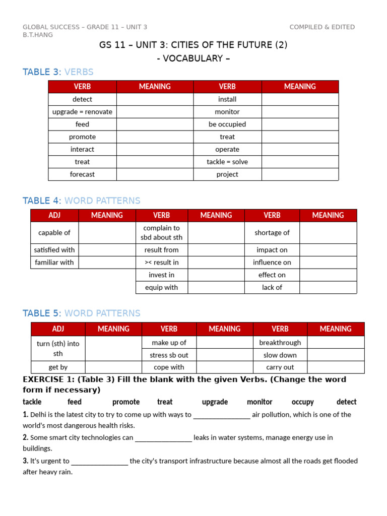 GS 11 - Unit 3 - Lesson 2 | PDF | Infrastructure | Transport