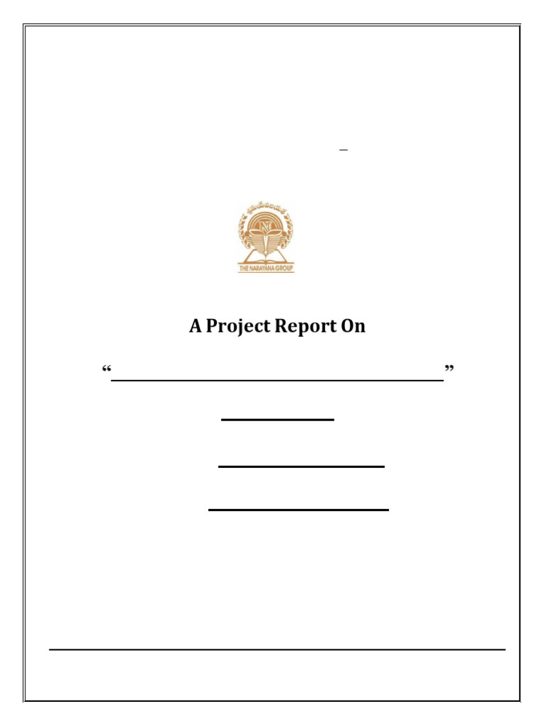 Xii Chemistry Project Front Page Format 24-25_front Page (1)-1-4 | PDF