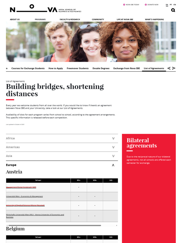 Nova Exchange Partners | PDF | Universities And Colleges | Higher Education