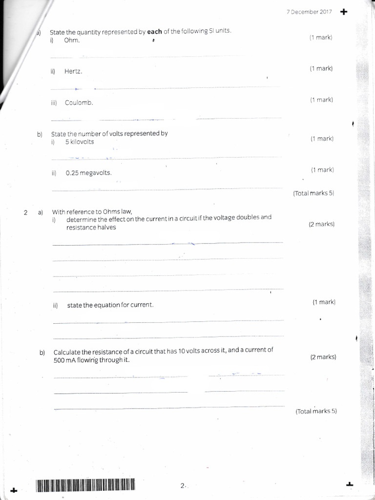 Electrician basics worksheet | PDF | Electrical Equipment | Power Electronics