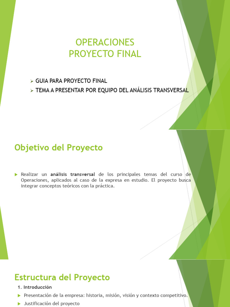 Proyecto Final Guia y Exposicion de Temas | PDF | Diseño | Cadena de valor