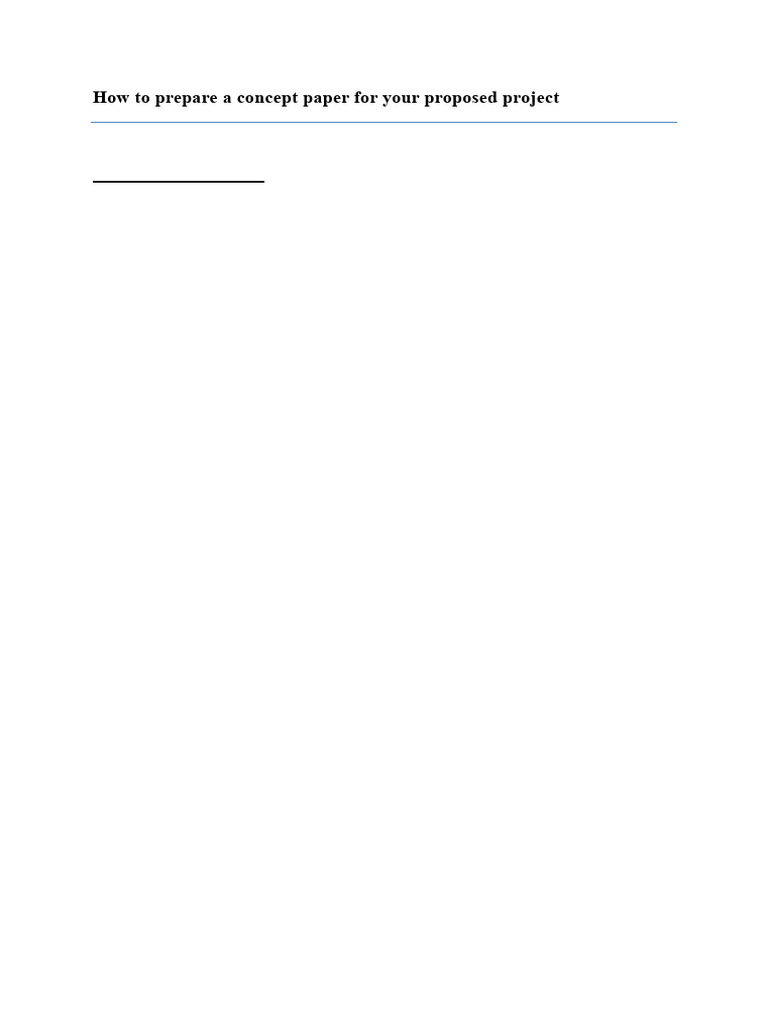 Concept Paper Preparation Guide | PDF | Paragraph | Orthogonal ...