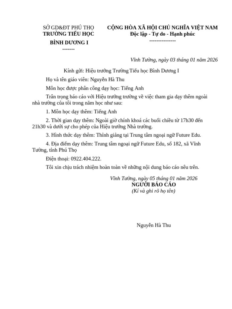 Thu Nguyen PL-Mau So 3 | PDF