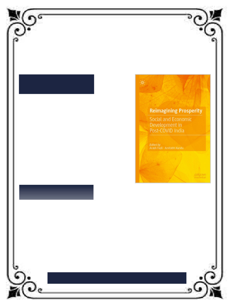 Reimagining Prosperity: Social and Economic Development in Post-COVID ...