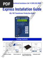 SEL-487B Relay Configuration Guide | PDF | Relay | Input/Output