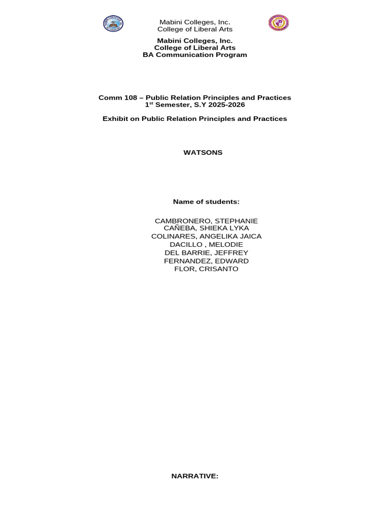 PR Terminal Report (Cover-Assign) | PDF | Human Communication ...