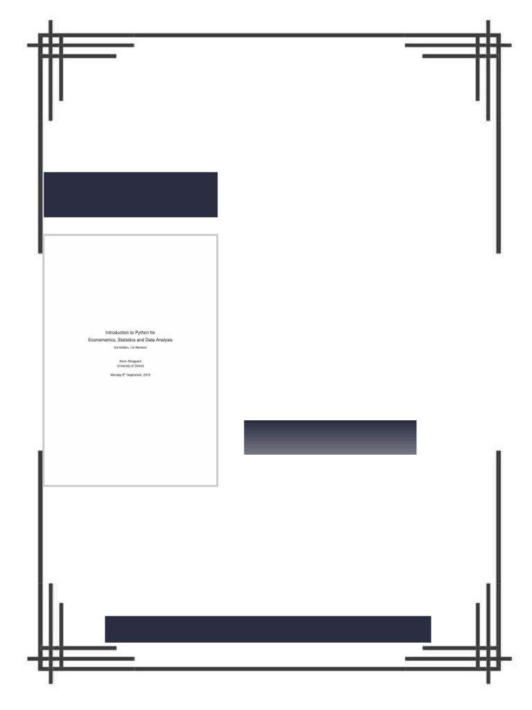 Introduction to Python for Econometrics, Statistics and Data Analysis ...