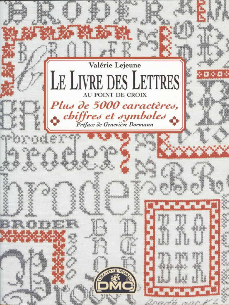 Le Livre Des Lettres Au Point de Croix | PDF