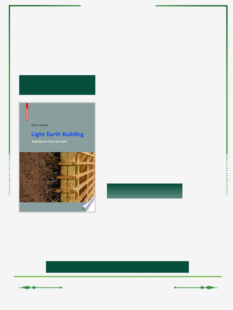 Light Earth Building A Handbook for Building with Wood and Earth 2nd ...