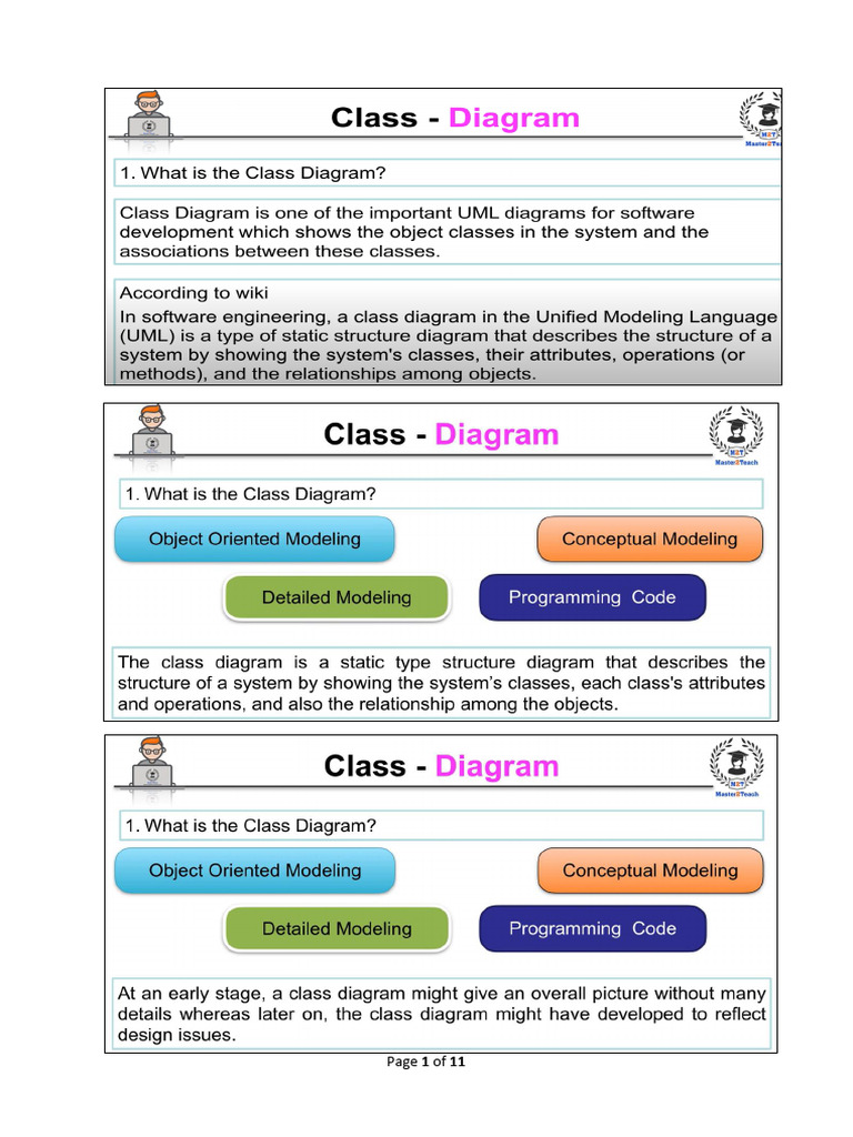 Class Diagrams Only | PDF