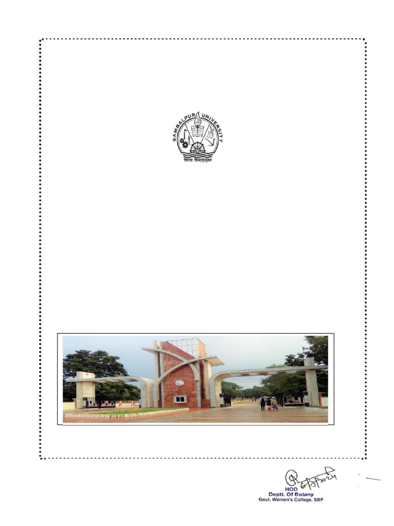 M.Sc. Botany Syllabus 2024-26 | PDF | Biology | Virus