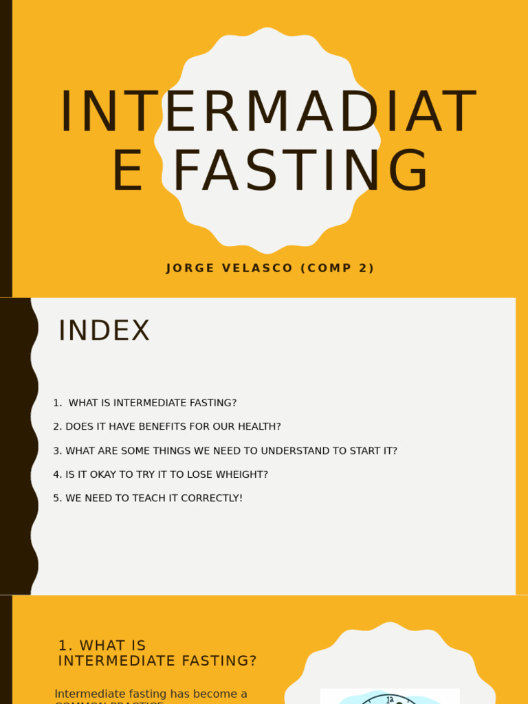 Intermediate Fasting | PDF