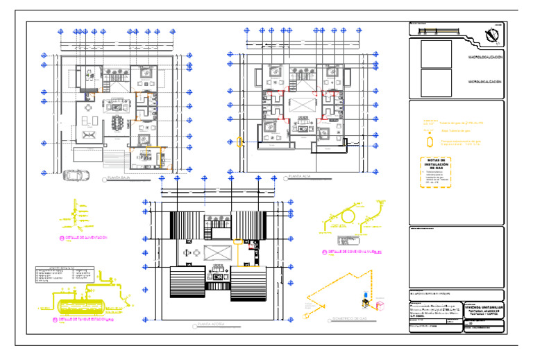 PLANO Salida Quiroga Instación de Gas Alberto (1) - Model | PDF