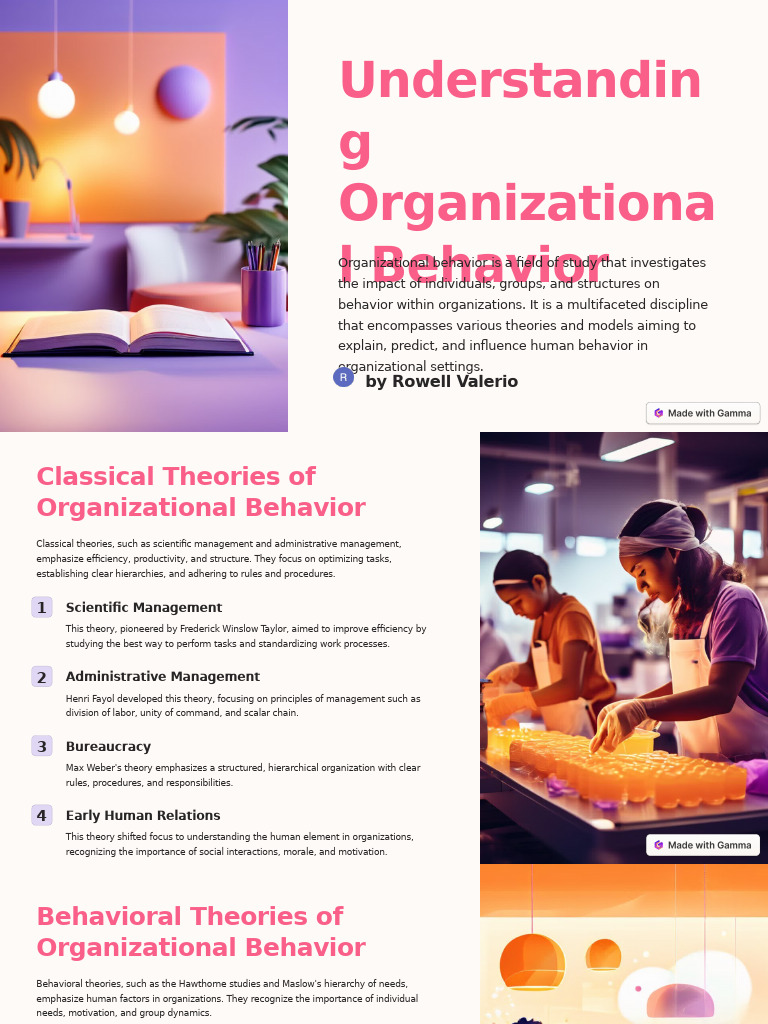 Understanding Organizational Behavior | PDF | Leadership | Motivation
