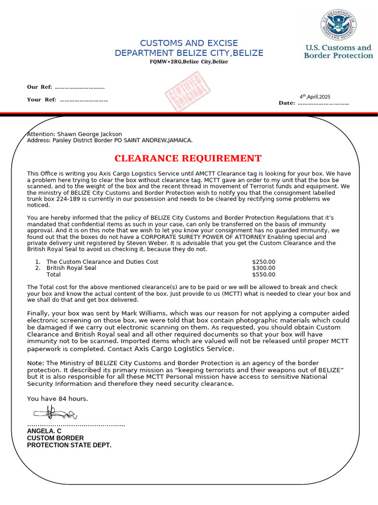 Customs and Border Protection(5)(1)(1) | PDF | Customs