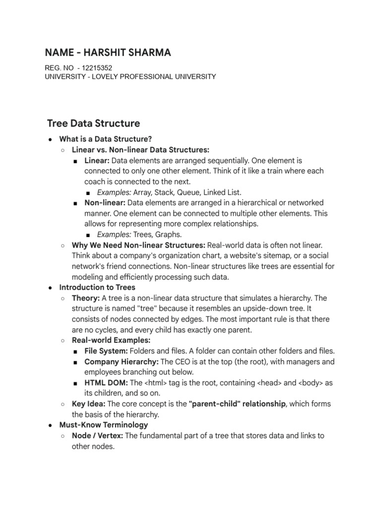 Tree | PDF | Computer Programming | Algorithms And Data Structures