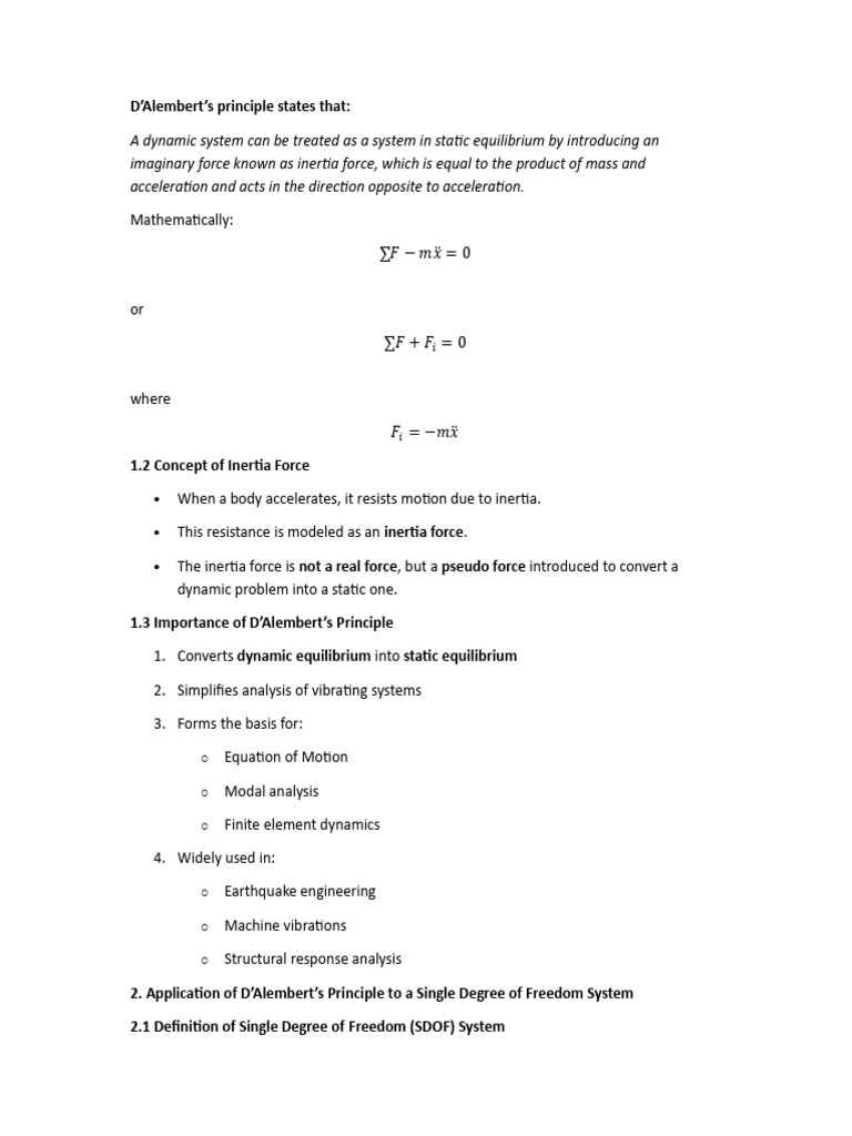 SDEE 3RD | PDF | Damping | Bending
