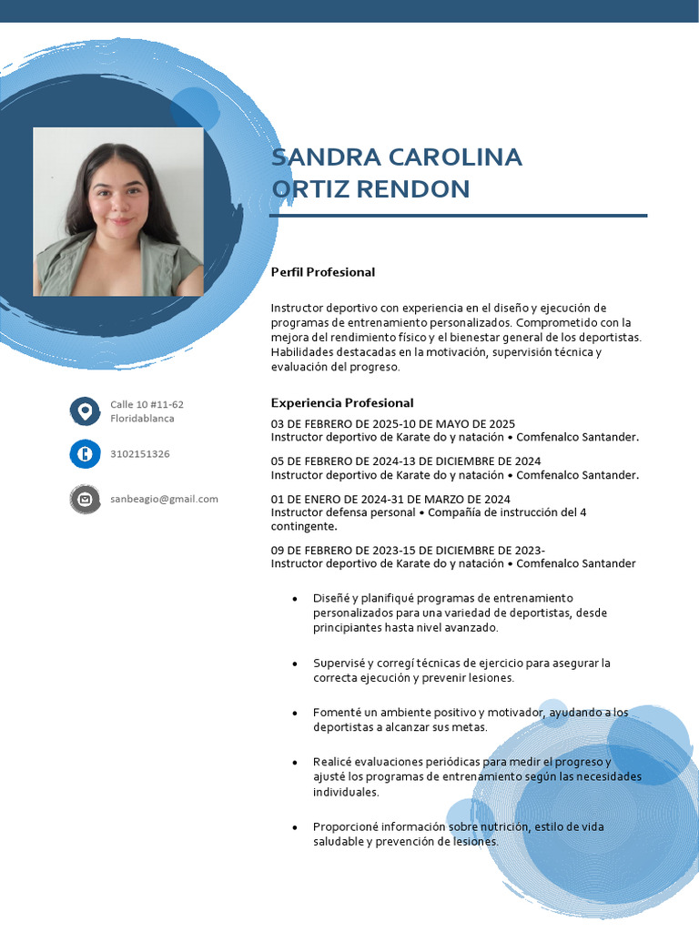 CV Sandra Carolina | PDF