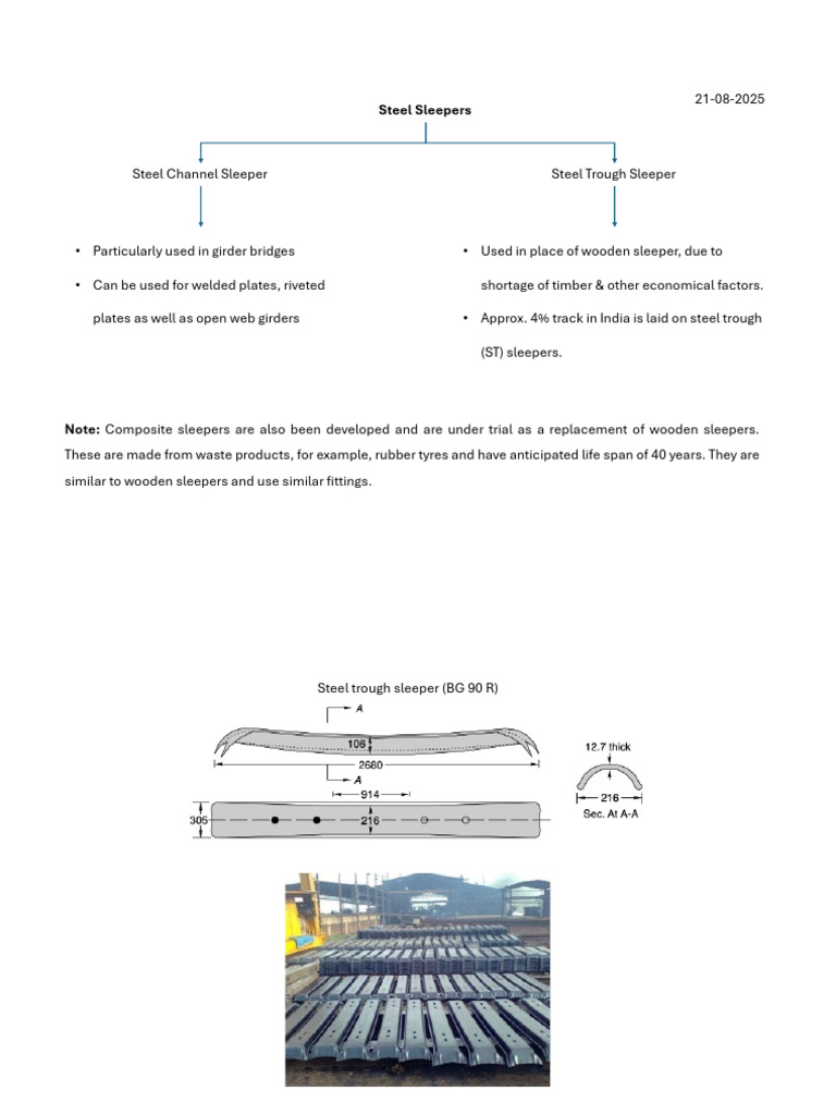 3- Sleeper n Ballast | PDF | Concrete | Prestressed Concrete