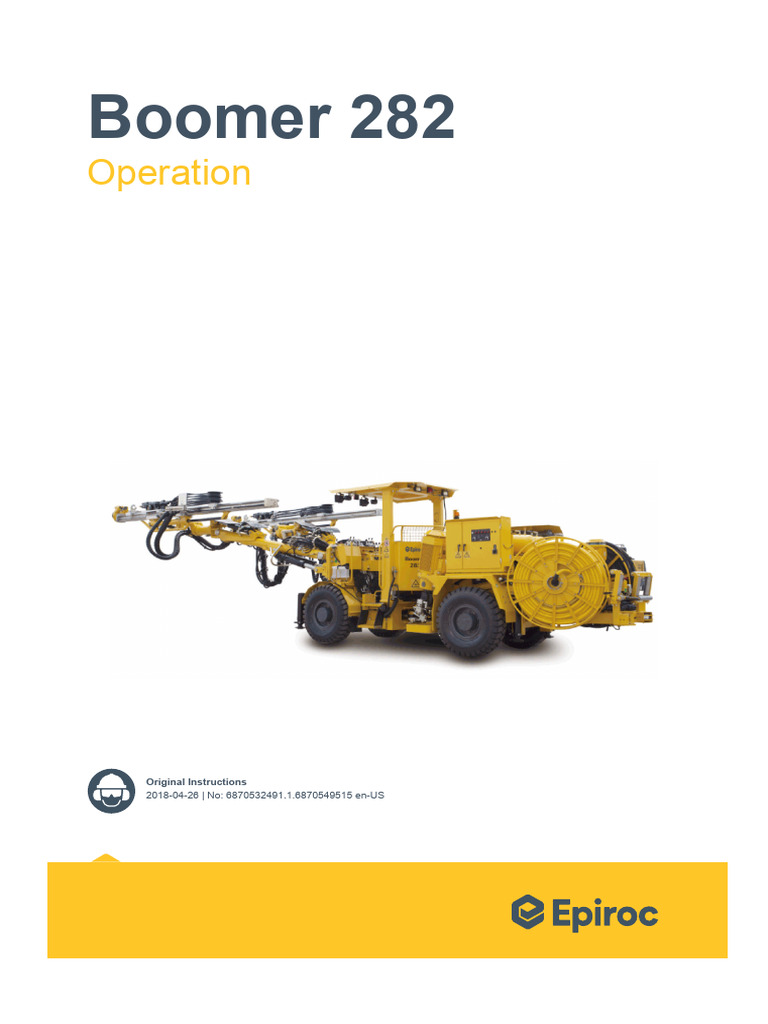 6870532491.1.6870549515 en-US Boomer 282 - Operation | PDF | Drilling ...