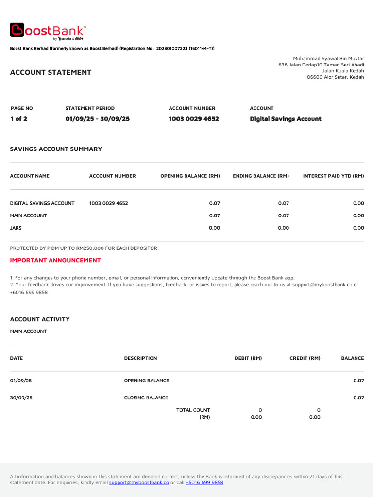 EStatement_2025100203373997670449_2025-09 (5) | PDF | Financial Services
