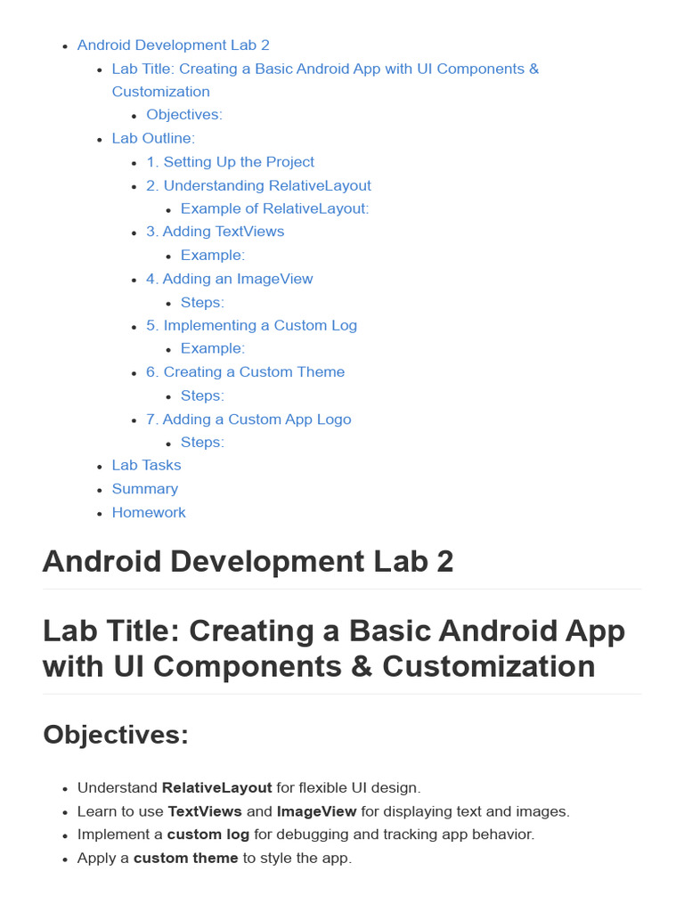 Lab_02 | PDF | Android (Operating System) | Xml