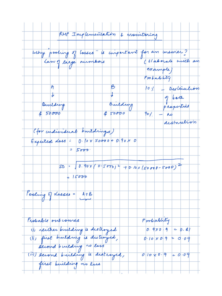 Note 03-Jan-2024 at 2_30_37 PM | PDF | Value At Risk | Insurance
