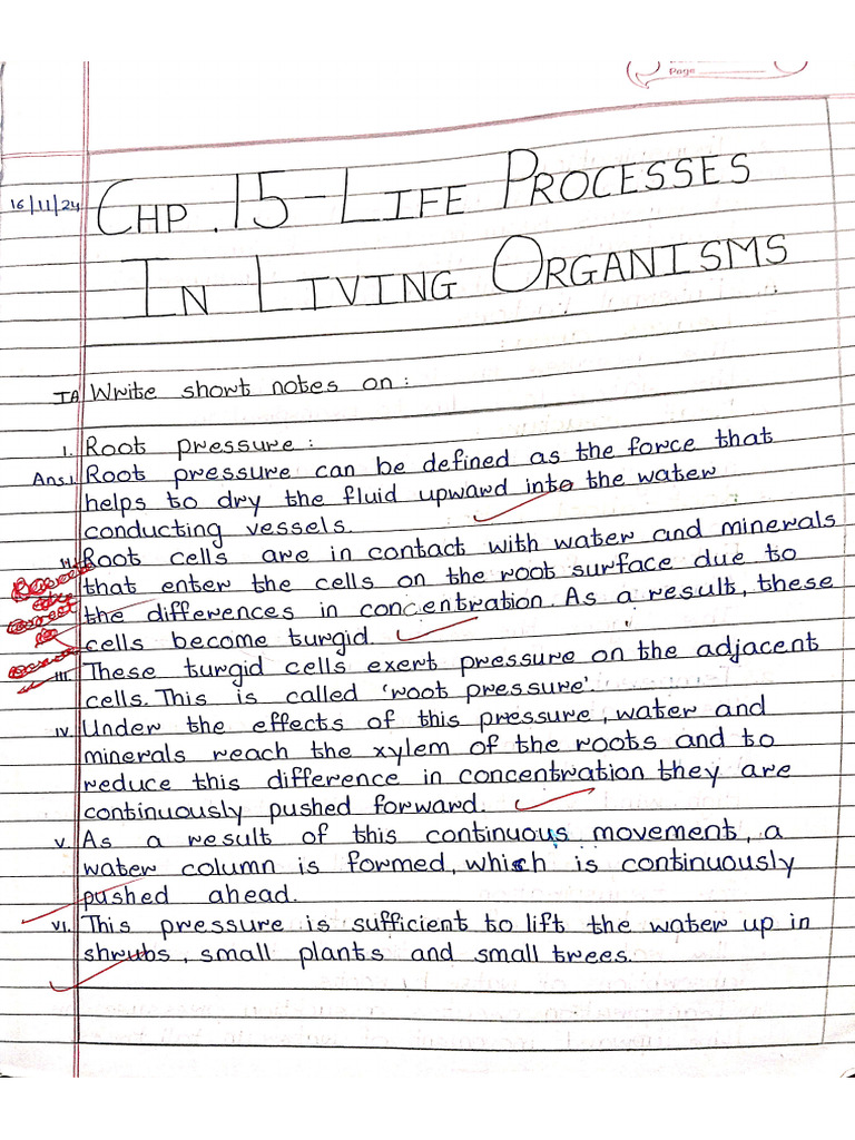 STD 9 Science - 2 Ls - No.15. Life Processes in Living Organisms | PDF