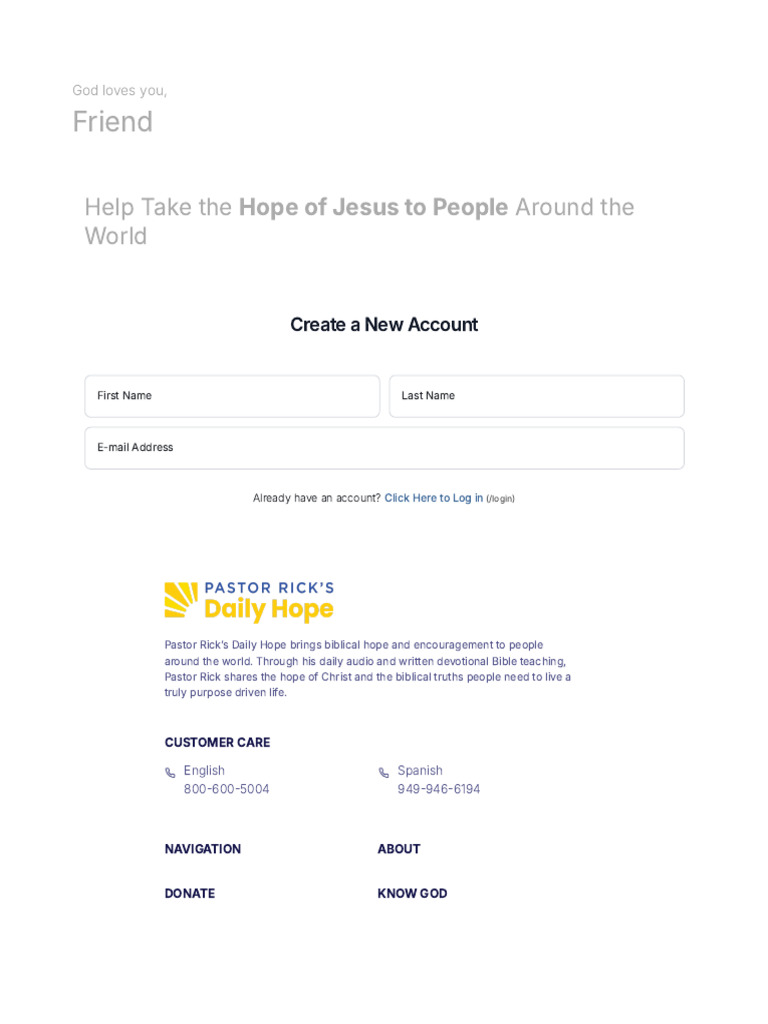 Daily Hope | PDF