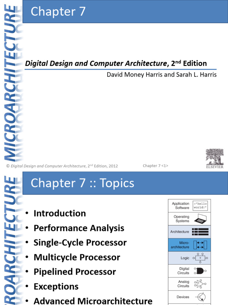 DDCA_Ch7 | PDF | Computer Architecture | Central Processing Unit