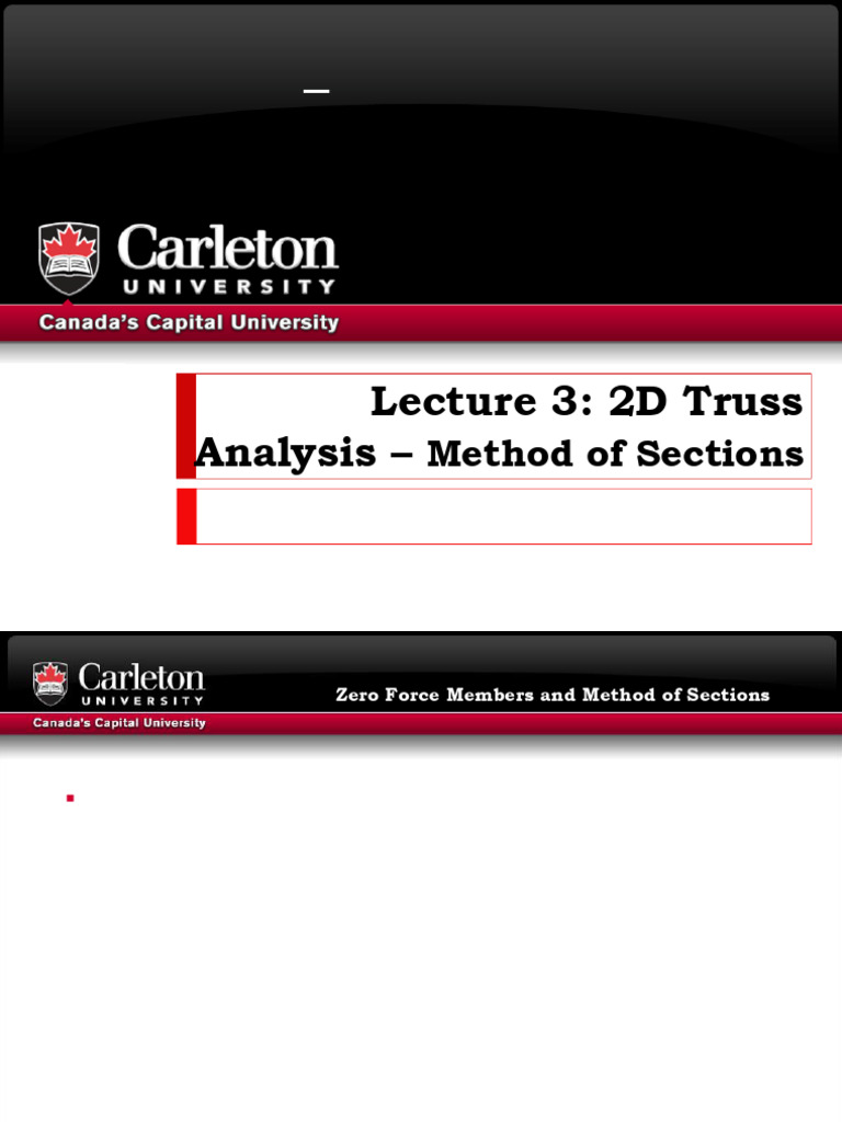 ECOR1046_Lecture03 | PDF | Truss | Force