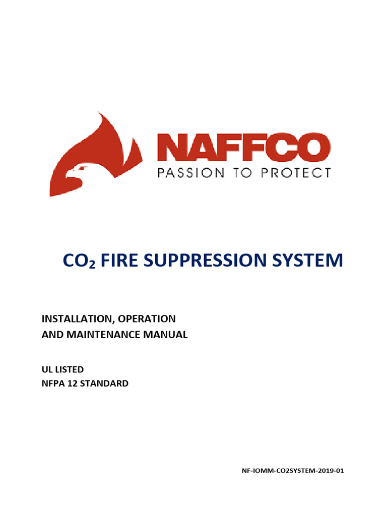 CO2 Fire Suppression System Manual | PDF | Valve | Carbon Dioxide