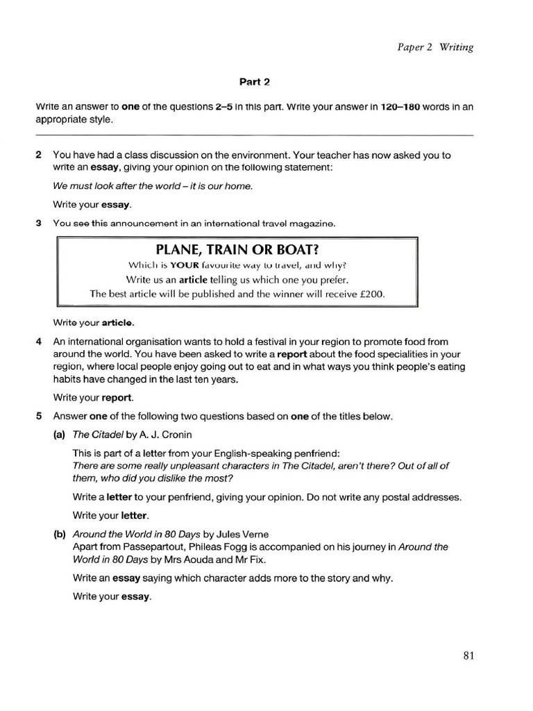 FCE 1 - exam 4 (PT2) | PDF