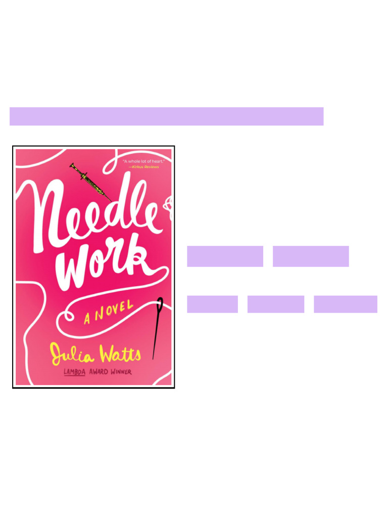 Needlework 1st Edition Julia Watts available full chapters | PDF ...