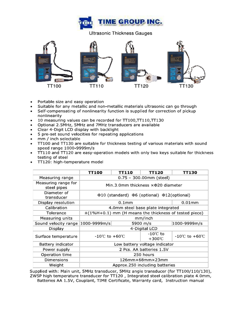 Tmi Tt100 Tt110 Tt120 Tt130 Datasheet | PDF