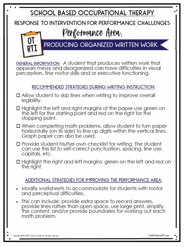 Strategies for Organized Writing Skills | PDF