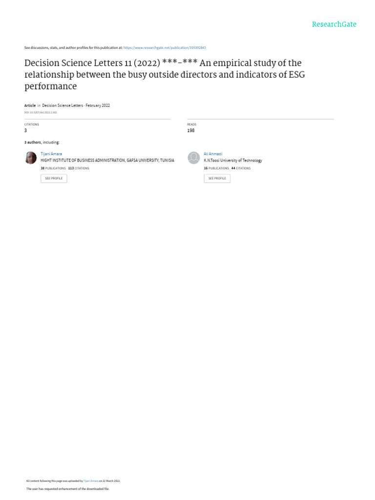 An Empirical Study | PDF | Corporate Social Responsibility | Corporate ...