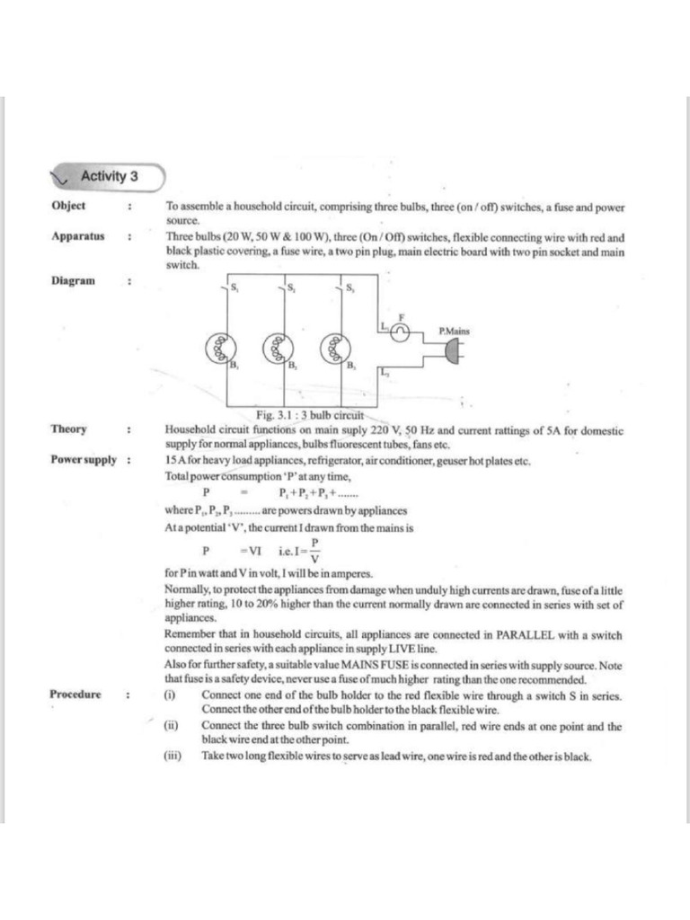 Activities Class 12 Physics | PDF
