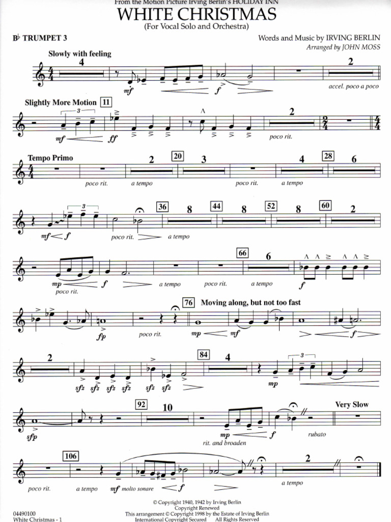 Berlin White Xmas Trumpet 3 | PDF
