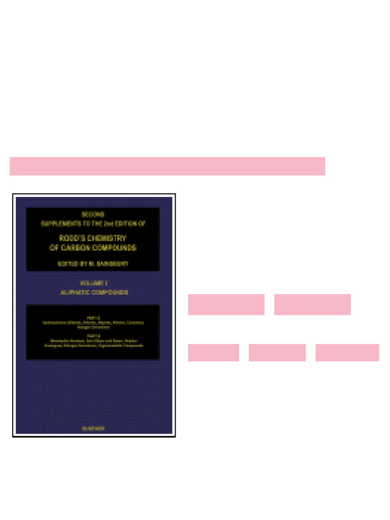 Second Supplements to the 2nd Edition of Rodd s Chemistry of Carbon ...