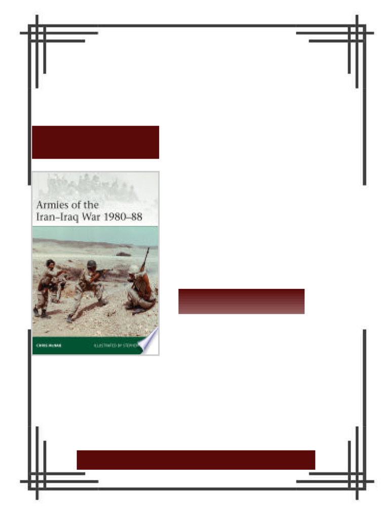 Armies of the Iran Iraq War 1980 88 1st Edition Chris Mcnab eBook ...