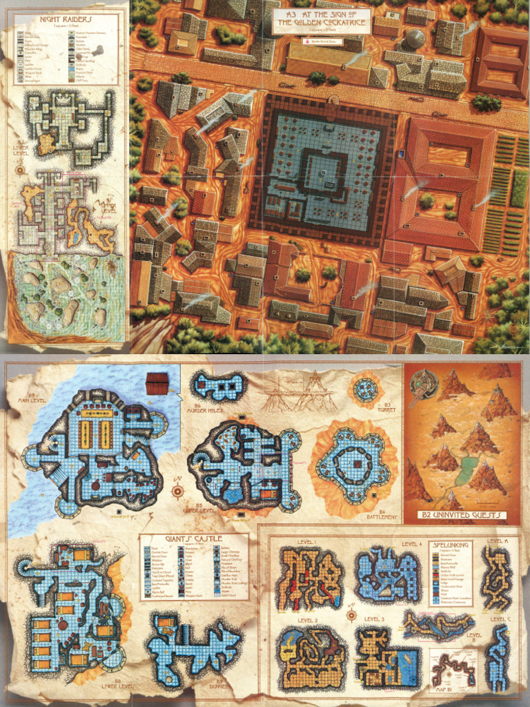 AD&D - The Rod of Seven Parts - Maps | PDF