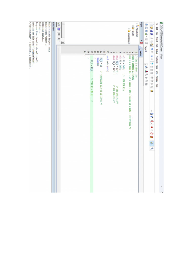 Embedded Exp 2 | PDF